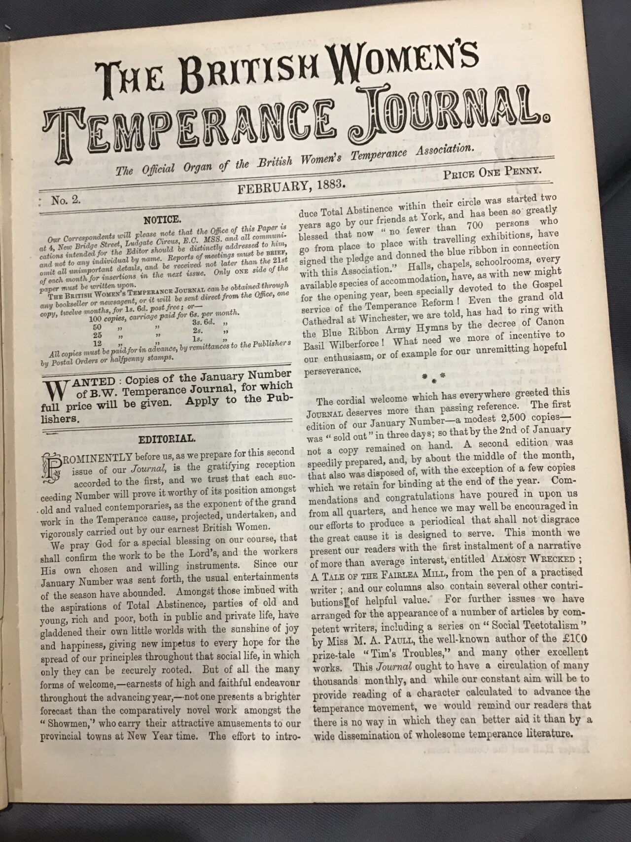 Periodicals Main - White Ribbon Association