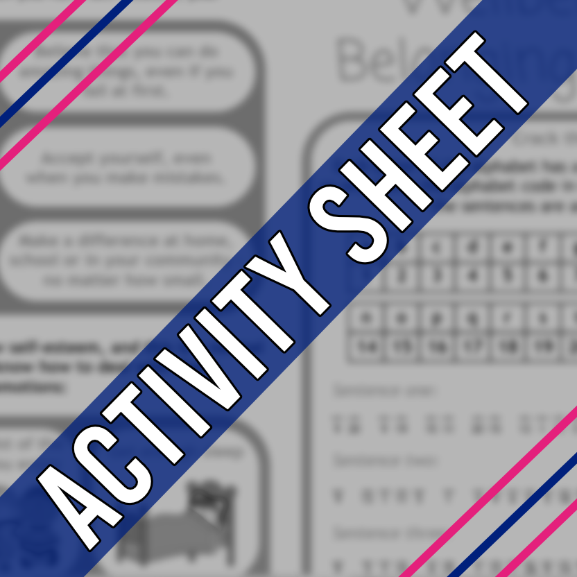 Activity Sheets Key Stage 1 & 2 - White Ribbon
